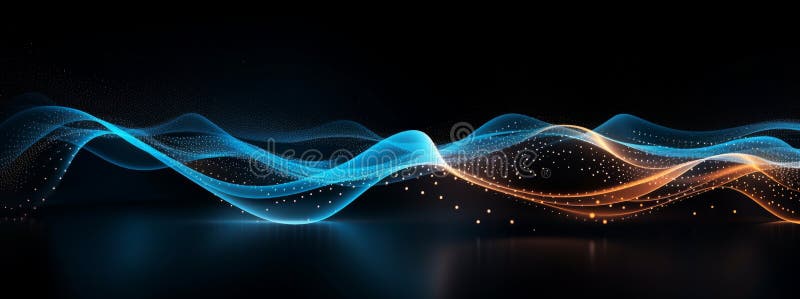 Digital Graphic Abstract Background for Technological Processes, Neural ...