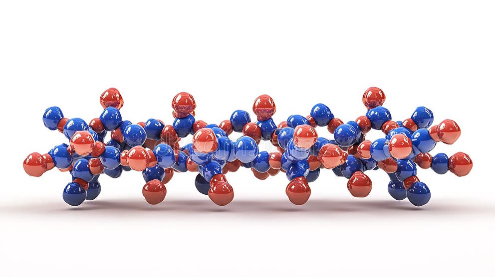 Digital Graphic of Atom with Orbiting Subatomic Particles with White ...