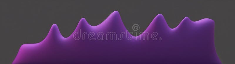 Abstract Purple Gradient Peaks Resembling Audio Visualizer Waves Stock ...