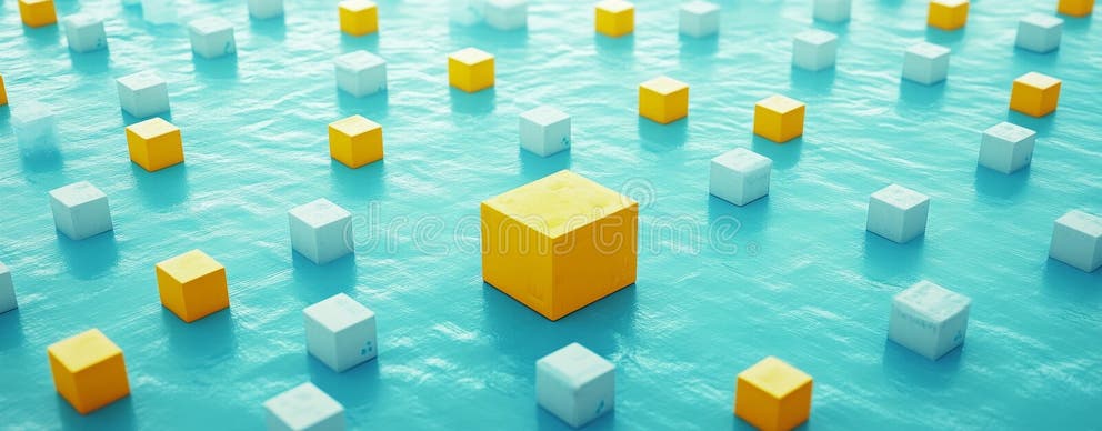 A Digital Graphic Illustrating a Centralized Data Storage System ...