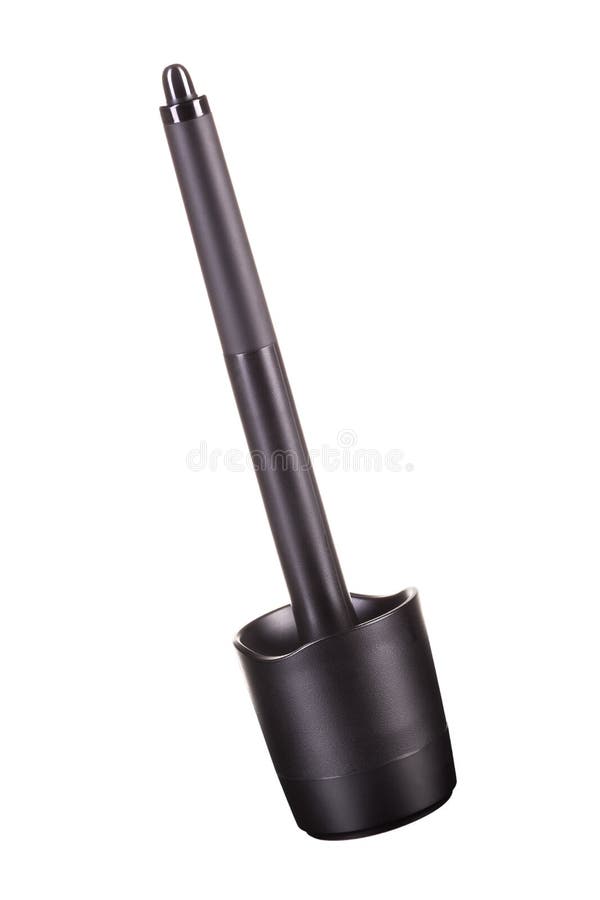 Digital Graphic Pen with Stand Isolated on White Background with ...