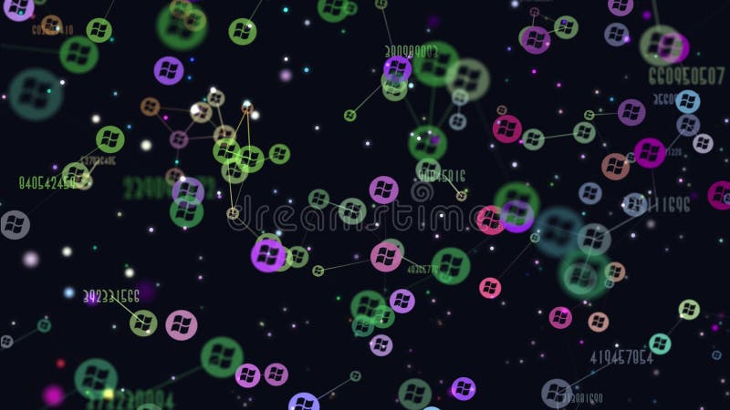 Pop Up Windows with Energy Crisis Seamless Looped Animation Stock ...