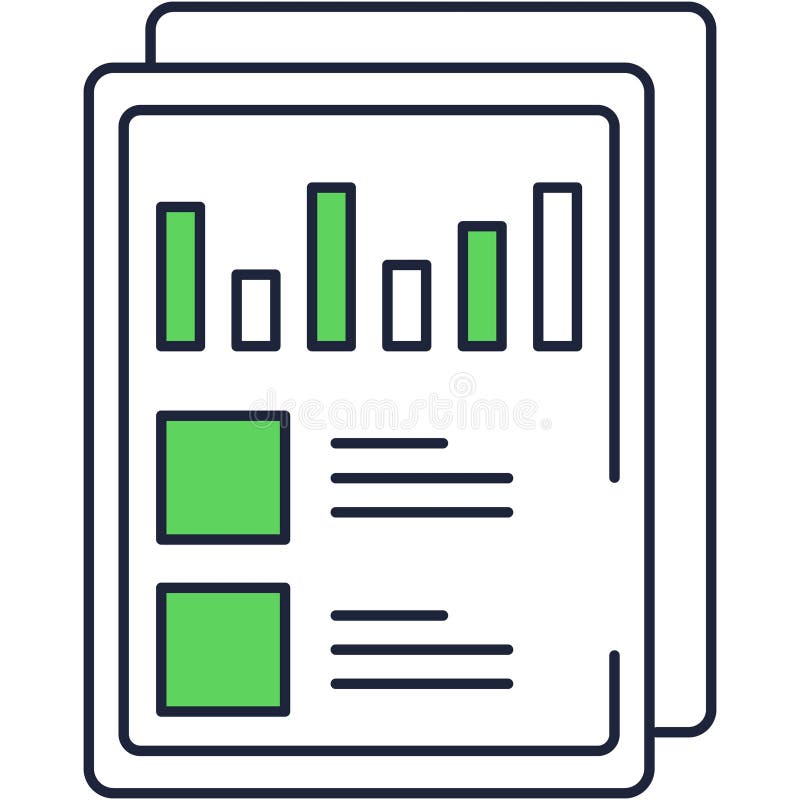 Digital Graphic Web Business Statistic Icon Vector Stock Vector ...