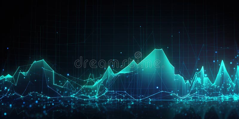 Digital Graphics and Diagrams of the Internet World Stock Illustration ...
