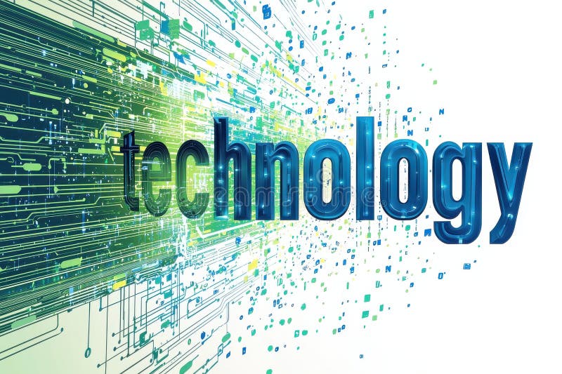 Digital Graphics Showcasing Modern Technology with Vibrant and ...