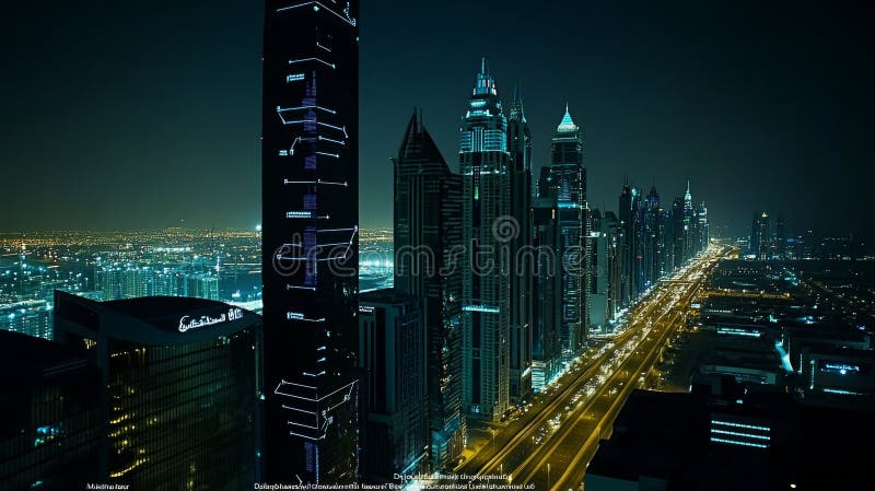 Digital Graphics of a Smart City with Interconnected Networks and the ...