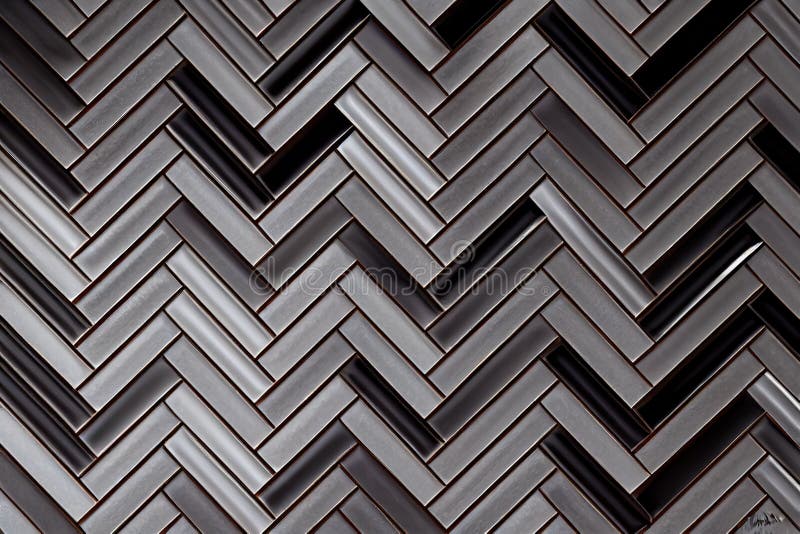 Digital Gray Textured Backdrop. Parquet Pattern Stock Illustration ...