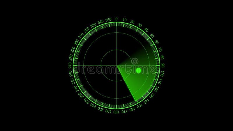 Green Radar Screen, Navigation Interface, Submarine Interface, 4K Stock ...