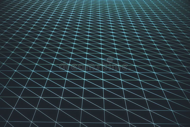 Digital grid background stock illustration. Illustration of polygonal ...