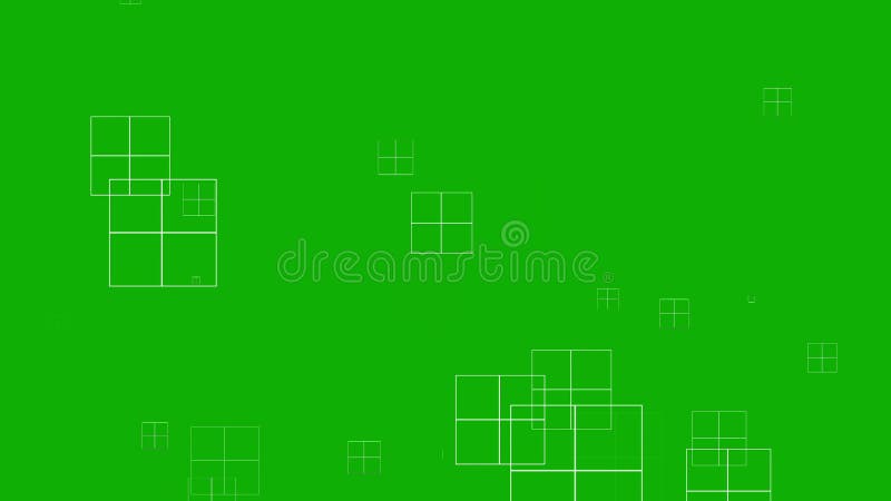 Digital Grid Lines Motion Graphics with Green Screen Background Stock ...