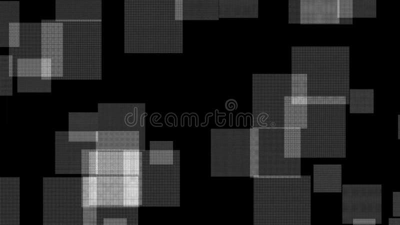 Digital Grid Boxes Motion Graphics with Night Background Stock Footage ...