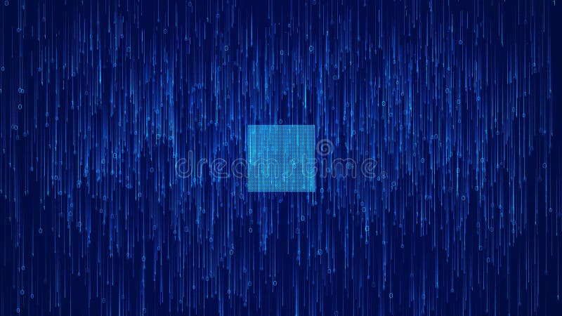 4K Digital Motherboard Energy Waves CPU Processing Loop Background ...