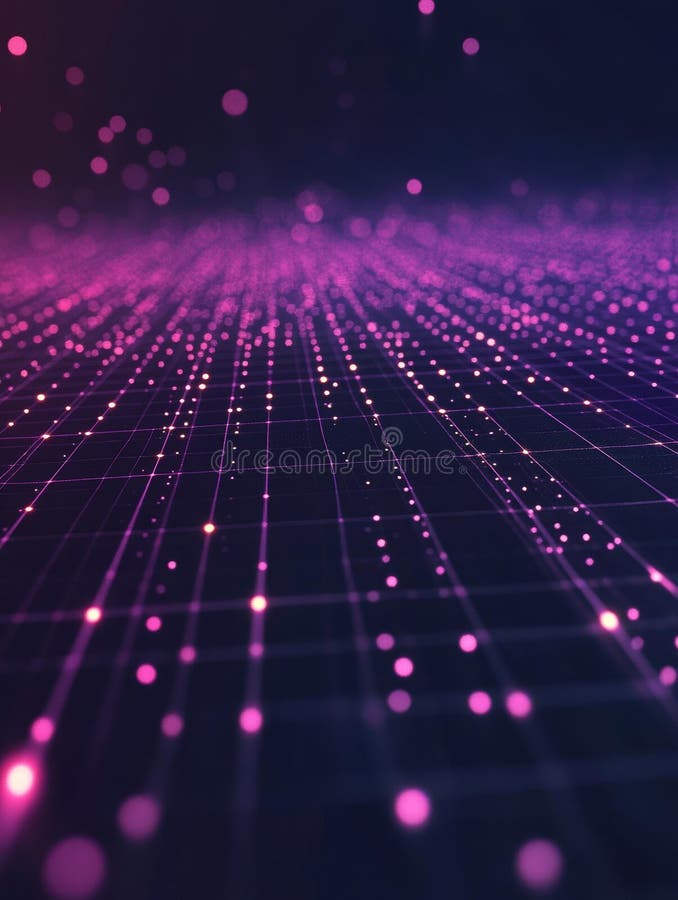 The Flow of Science and Future Technology Illustration Background Stock ...