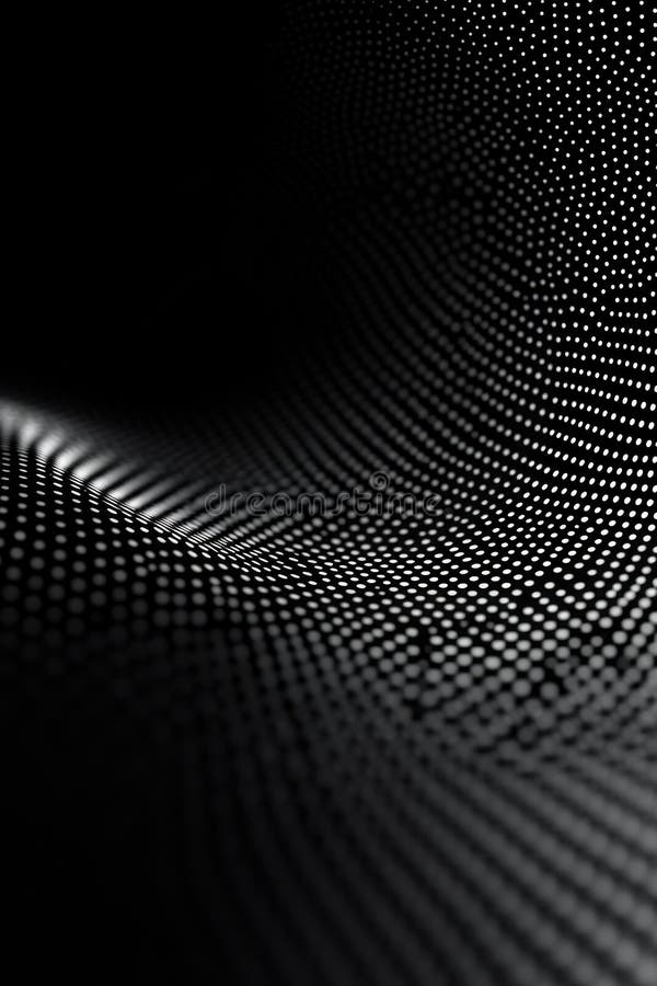 Digital Grid Pattern Abstract Illustration Stock Illustration ...