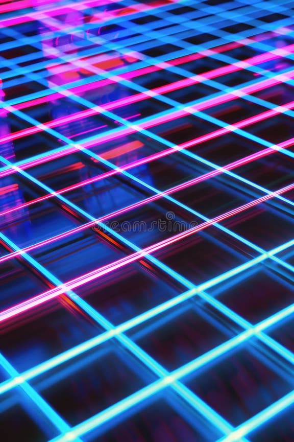 Digital Grid Pattern stock illustration. Illustration of aesthetic ...