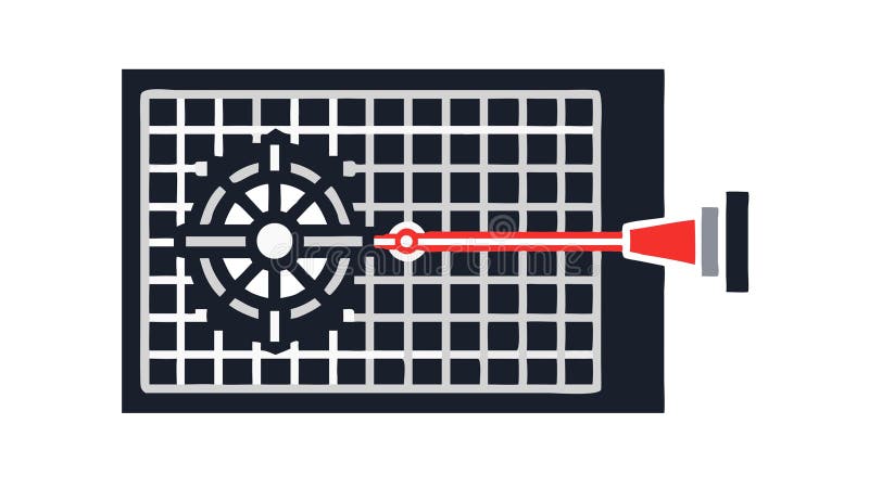 Digital Grid Target, Precision Technology and Data Analysis, Vector Design Generative AI Stock ...