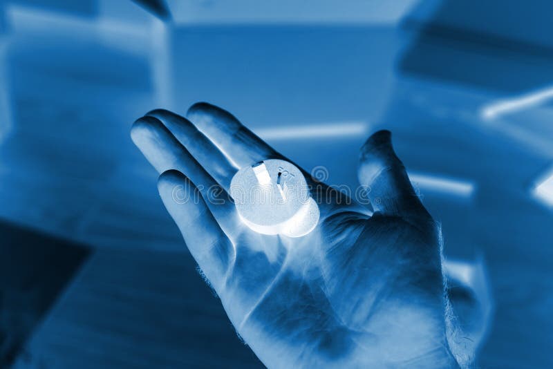 Digital Grip on Global Power Stock Image - Image of glowing, plug ...