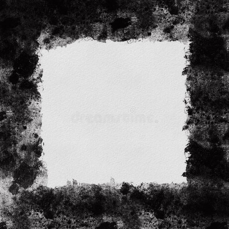 Grunge Black Frame with Abstract Textured Background Stock Photo ...