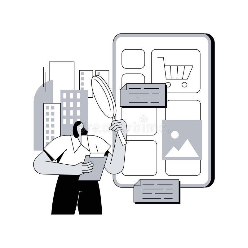 Digital Guide Abstract Concept Vector Illustration. Stock Vector ...