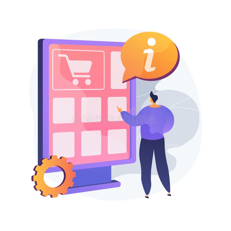 Digital Guide Abstract Concept Vector Illustration. Stock Vector ...