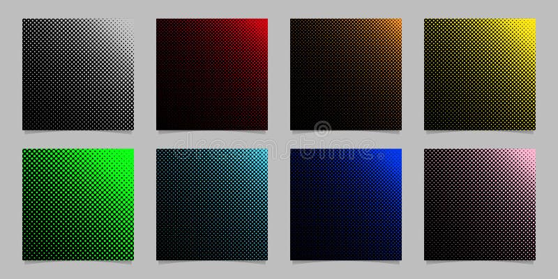 Digital Halftone Dot Pattern Business Card Background Template Design ...