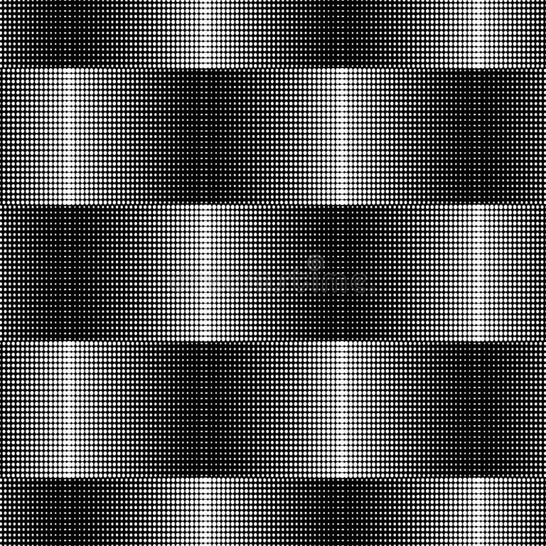 Digital Halftone Geometric 3d Vector Seamless Pattern. Dotted Abstract ...