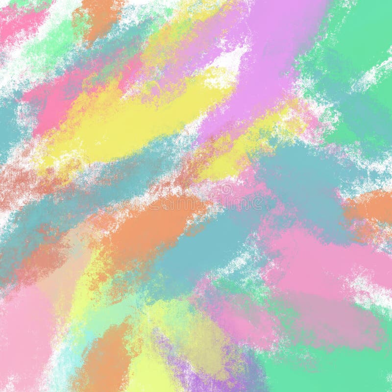 Digital Hand Drawn Abstract Pattern Colorful Polka Dot Texture ...