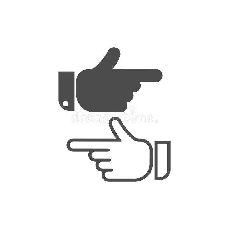 Digital Hand Touch Technology Logo Icon Design Vector Stock Vector ...