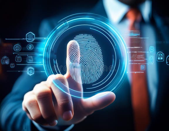 A Digital Handprint Interface Requesting Permission To Access Social ...