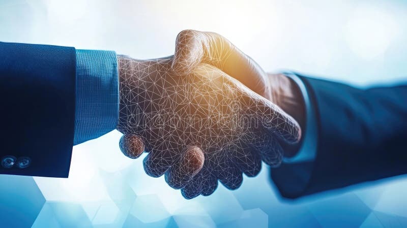 Digital Business Agreement Handshake with Network Connection for Global ...