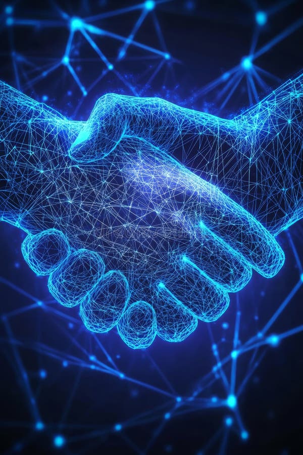 Digital Handshake Representation of Partnership, Collaboration in the ...