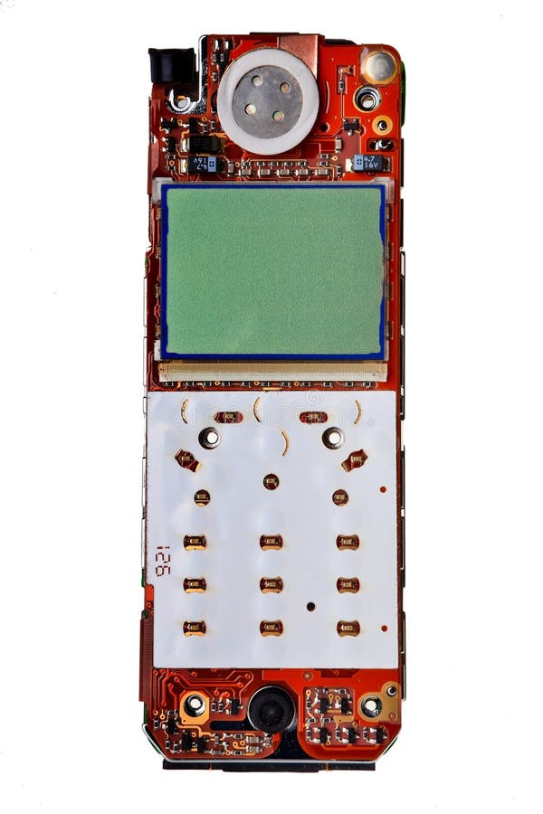 Digital-Handy-PWB. stockfoto. Bild von bildschirmanzeige - 12327044