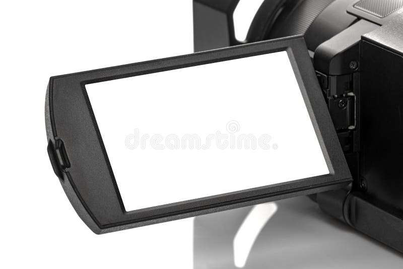 Digital Handycam Video Camcorder Display As Blank Space Stock Image ...