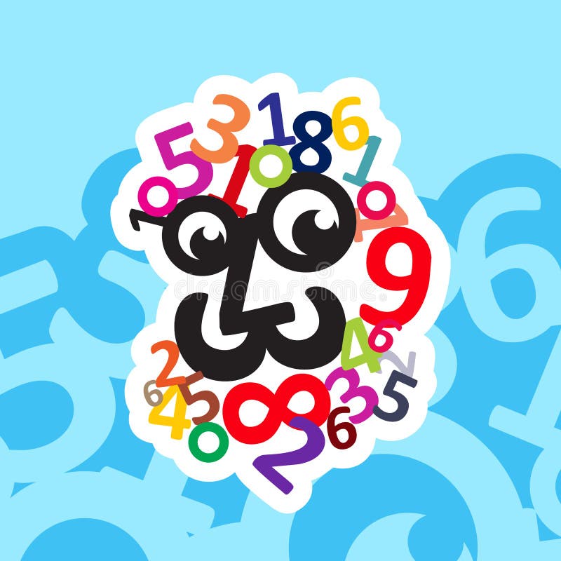 Digital head logo stock illustration. Illustration of bearded - 42254132