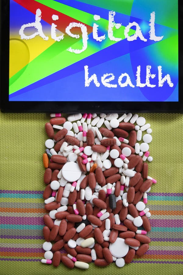 Digital Health and Assistance and Care with New Technologies Stock ...