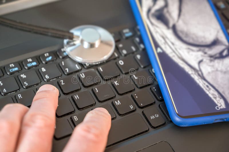 Digital Health Record As a Future Model with Privacy Risks Stock Image ...