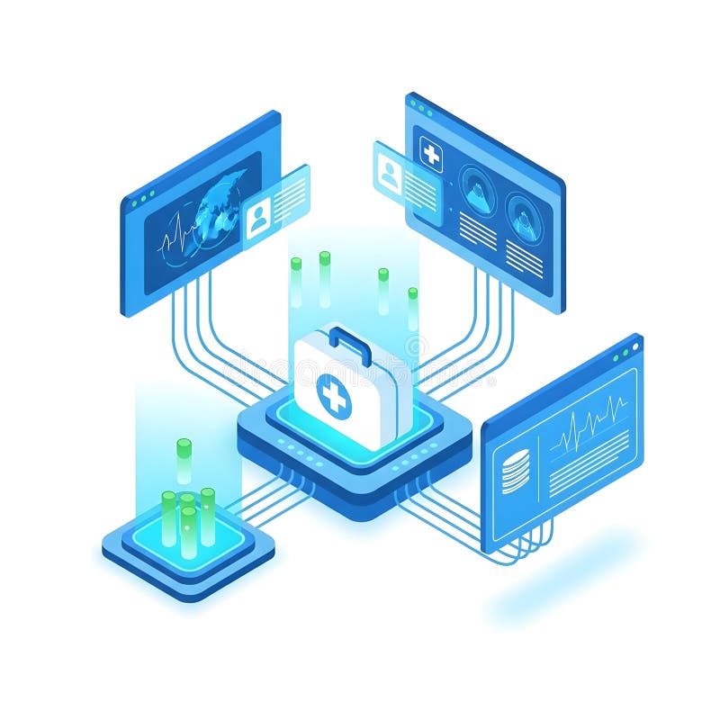 Digital Healthcare Technology System with Secure Data Transfer and Patient Information ...