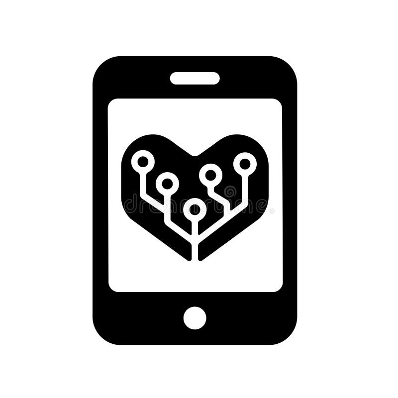 Digital Healthcare Technology Vector Icon Illustration Stock Vector ...