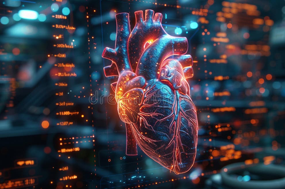 Digital Heart Data Analysis, Modern Healthcare Innovation, Medical Data ...