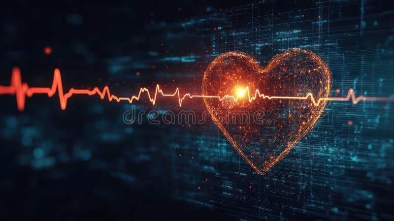 Digital Heartbeat Medical Technology Artificial Intelligence Healthcare ...