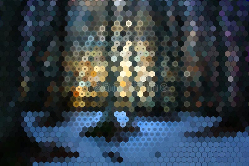 Digital Hex Hexagon Dots Abstract Background Blurs Textures and Shapes ...