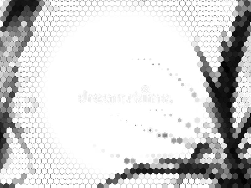 Digital Hex Hexagon Dots Abstract Background Blurs Textures and Shapes ...