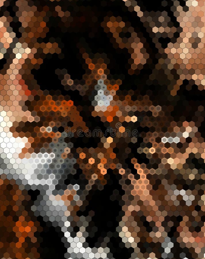 Digital Hex Hexagon Dots Abstract Background Blurs Textures and Shapes ...