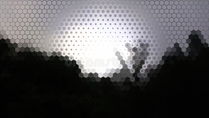 Digital Hex Hexagon Dots Abstract Background Blurs Textures and Shapes ...
