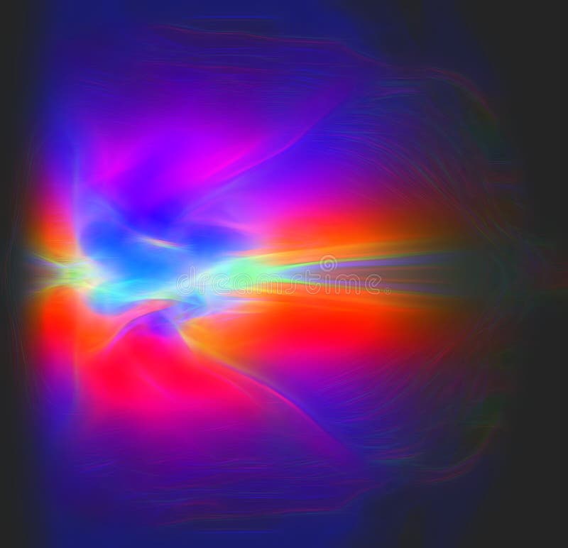 Digital High Energy Vibrant Beautiful Background Stock Illustration ...