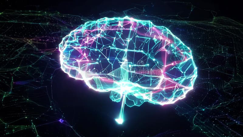 Digital Holographic AI Brain Science Concept. Artificial Intelligence ... Digital Holographic AI Brain Science Concept. Artificial Intelligence ...
