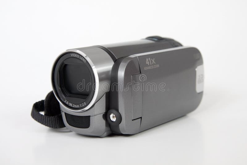 Digital Video Camera stock image. Image of television, white - 79155