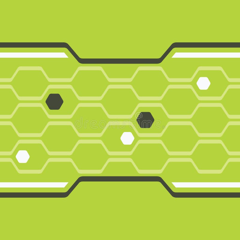 Digital Honeycomb Vector Seamless Pattern Stock Vector - Illustration ...