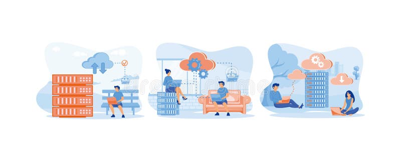 Hosted Cloud Stock Illustrations – 483 Hosted Cloud Stock Illustrations ...