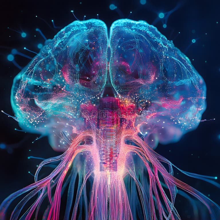 Digital Human Brain with Electrical Impulses, Artificial Intelligence ...